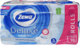 ZEWA Toalettpapír Deluxe Delicate Care 16 tekercs 3 rétegű, 2 400 lap | dm.hu