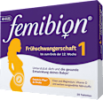 Femibion Frühschwangerschaft 1 Tabletten 28 St, 50 g dauerhaft günstig ...