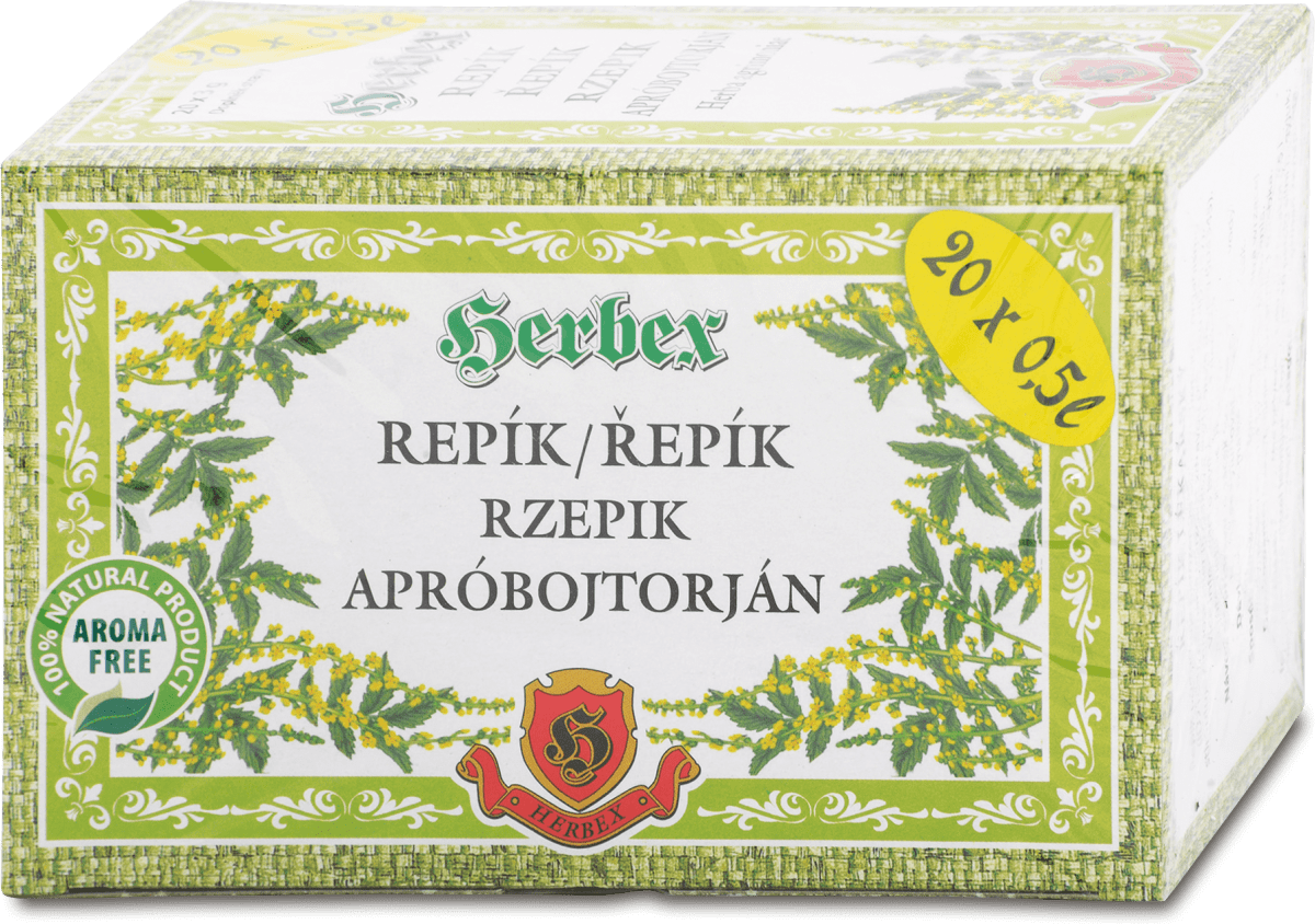 Herbex Bylinný čaj repík lekársky, 20 ks nakupujte vždy výhodne online ...