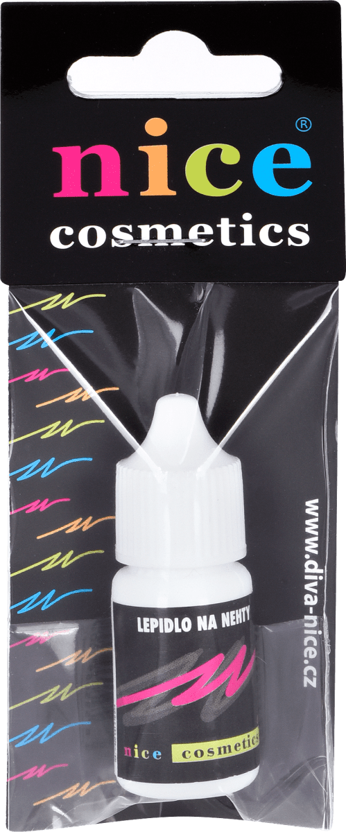 nice cosmetics lepidlo na umělé nehty, 3 g | dm.cz