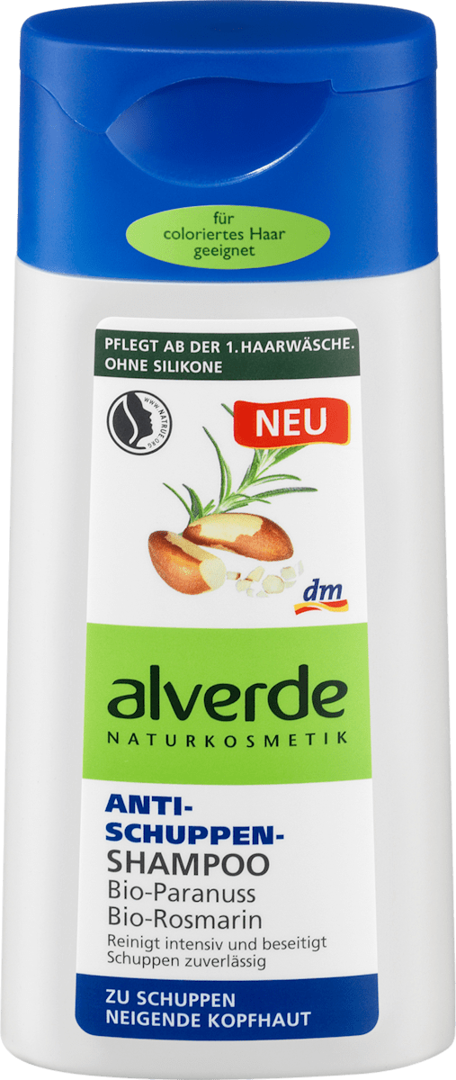 alverde NATURKOSMETIK Shampoo Anti-Schuppen, 200 ml dauerhaft günstig ...