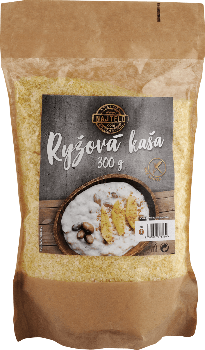Najtelo Ryžová kaša, 300 g nakupujte vždy výhodne online | mojadm.sk