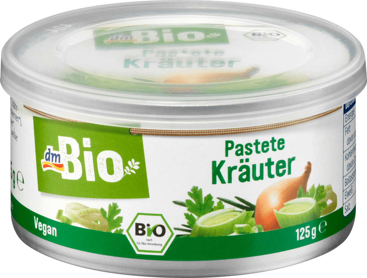 dmBio Aufstrich, Pastete Kräuter, 125 g dauerhaft günstig online kaufen ...