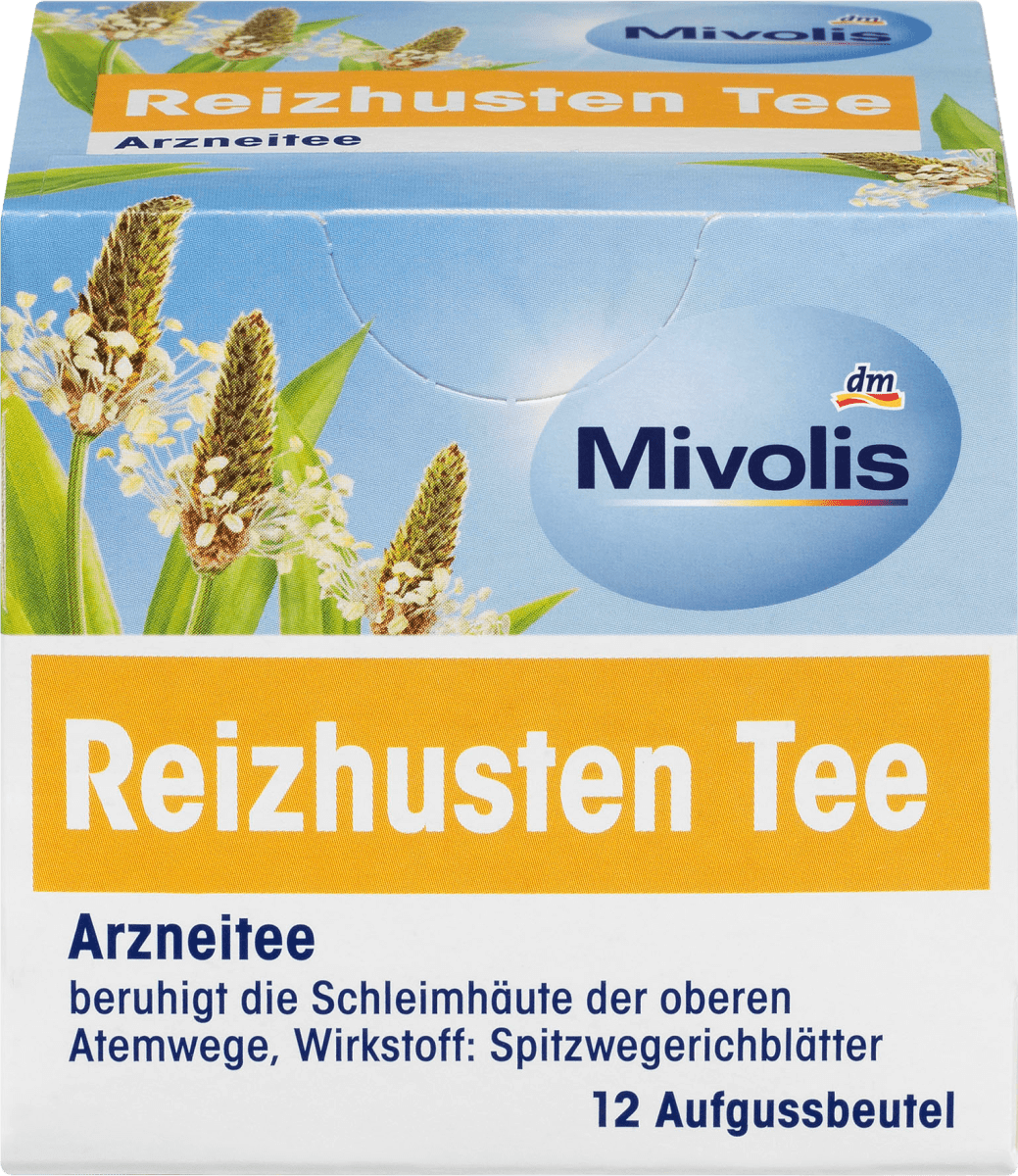Mivolis Arzneitee, Reizhusten Tee (12 Beutel), 16,8 g dauerhaft günstig ...