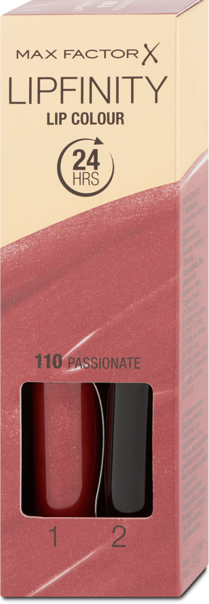 MAX FACTOR Ajakrúzs Lipfinity Lip Colour, Passionate 110, 4,2 ml | dm.hu