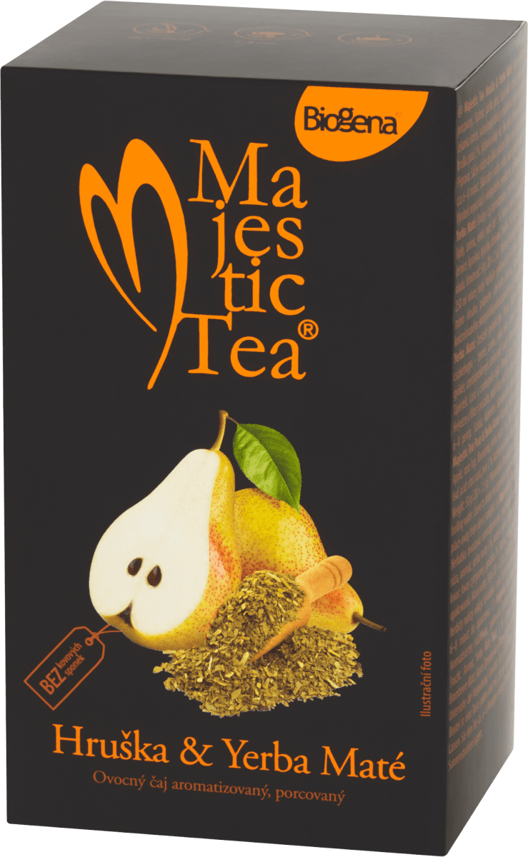 Biogena Majestic Tea ovocný čaj Hruška & Yerba Maté, 50 g | dm.cz