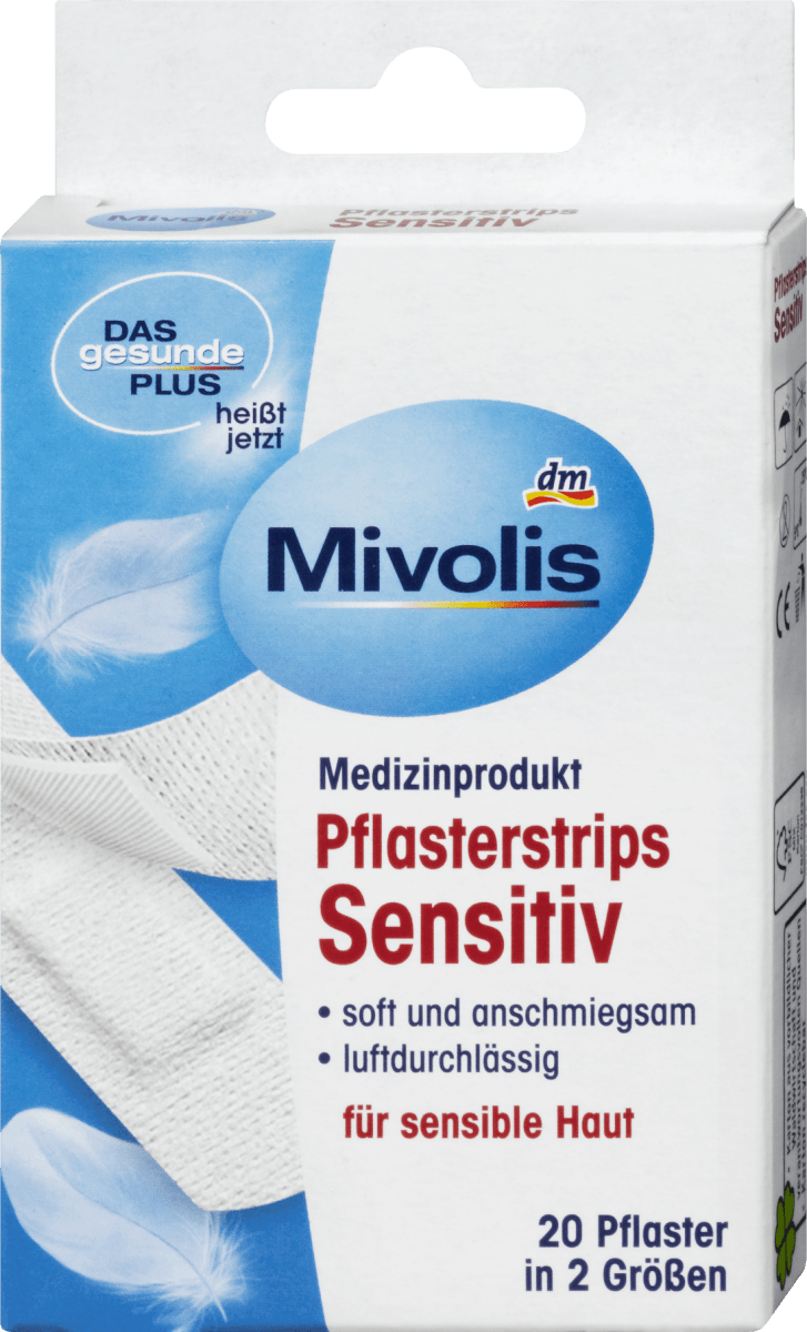Mivolis Sensitive flasteri, 20 kom. | dm.hr