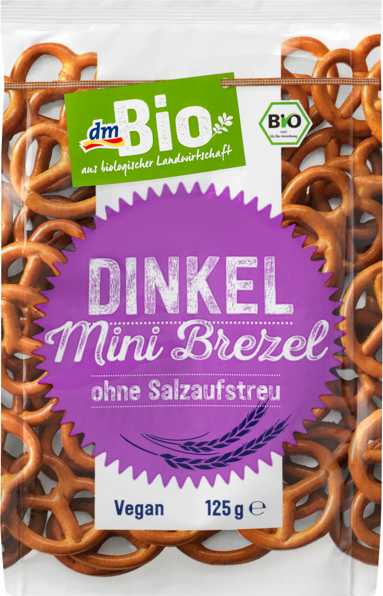 dmBio Snack, Mini Brezeln, Dinkel, salzfrei, 125 g dauerhaft günstig ...