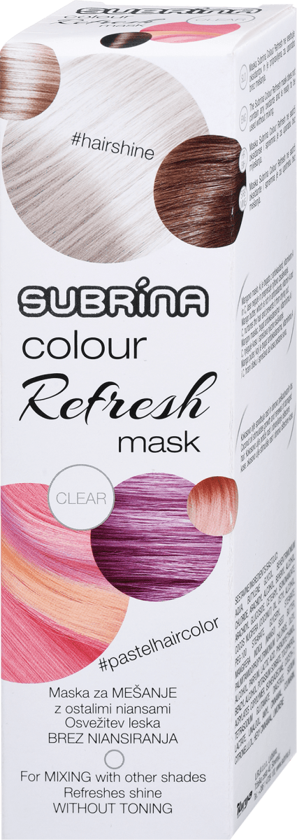 SUBRiNA Maska Colour Refresh clear, 65 ml | dm.si