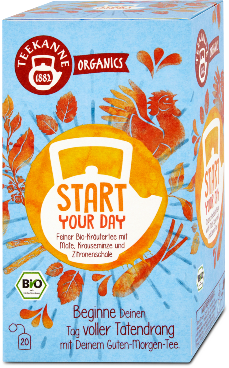 Teekanne BIO čaj Start your day, 20 ks | dm.cz Teekanne BIO čaj Start your day, 20 ks | dm.cz