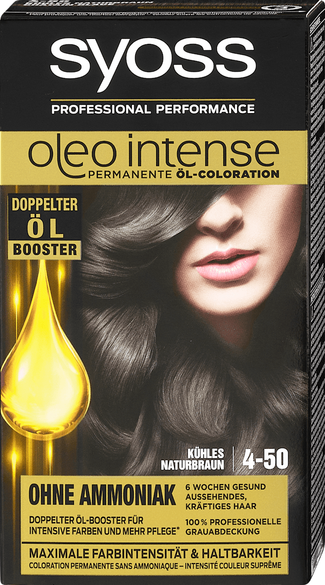 Syoss Oleo Intense Permanente Öl-Coloration - Nr. 4-50 Kühles ...