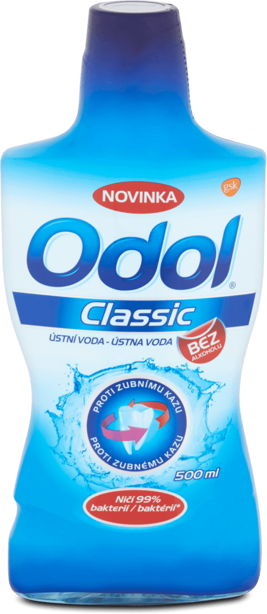 Odol Ústna voda Classic, 500 ml nakupujte vždy výhodne online | mojadm.sk