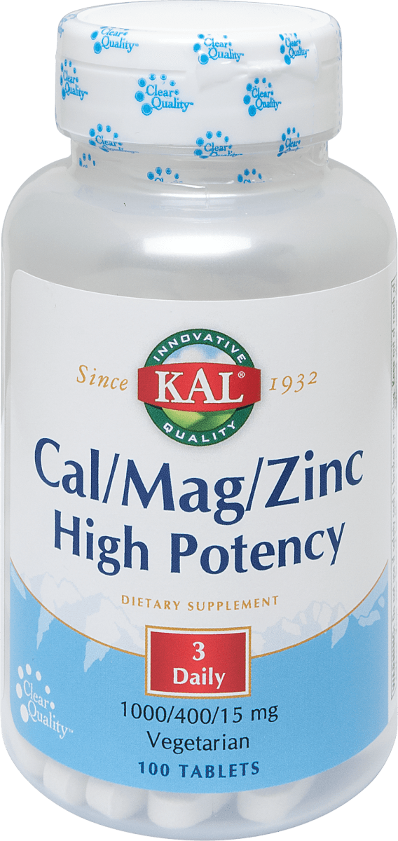 KAL Cal/Mag/Zinc High Potency – dodatak prehrani, 100 kom. | dm.hr