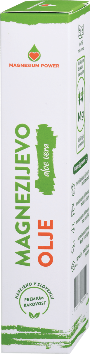 MAGNESIUM POWER Magnezijevo olje Aloe Vera v steklenički, 100 ml | dm.si