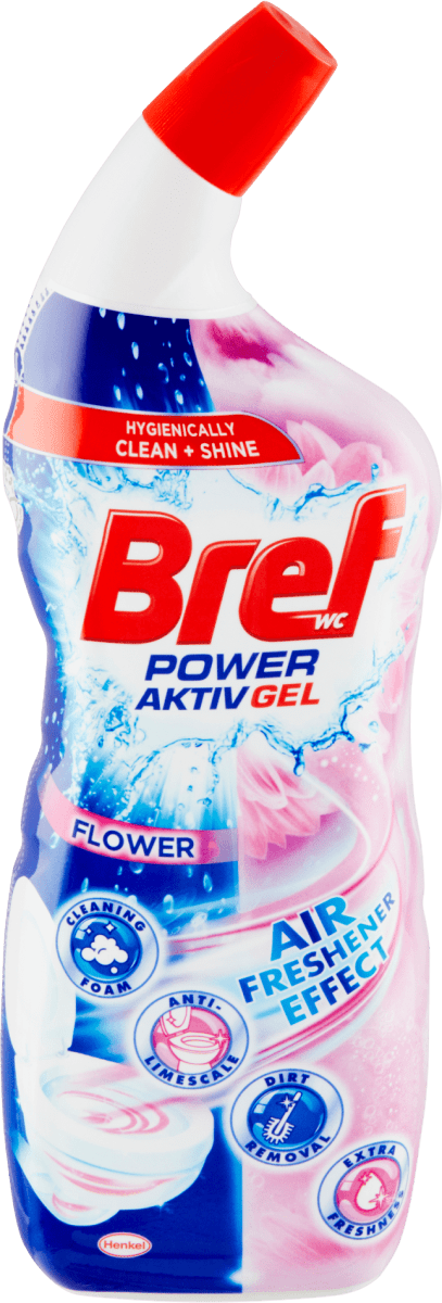 Bref Power Aktiv WC gel Flower, 700 ml | dm.cz