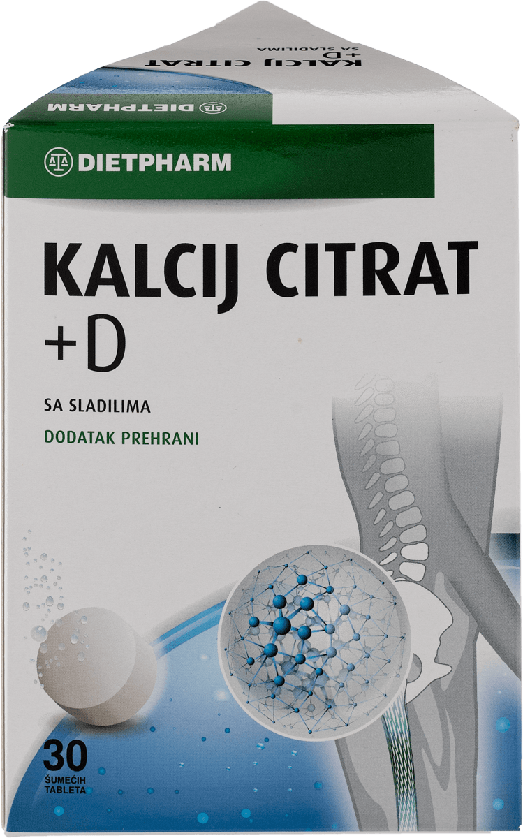 DIETPHARM Kalcij Citrat + D - dodatak prehrani, 30 kom. | dm.hr