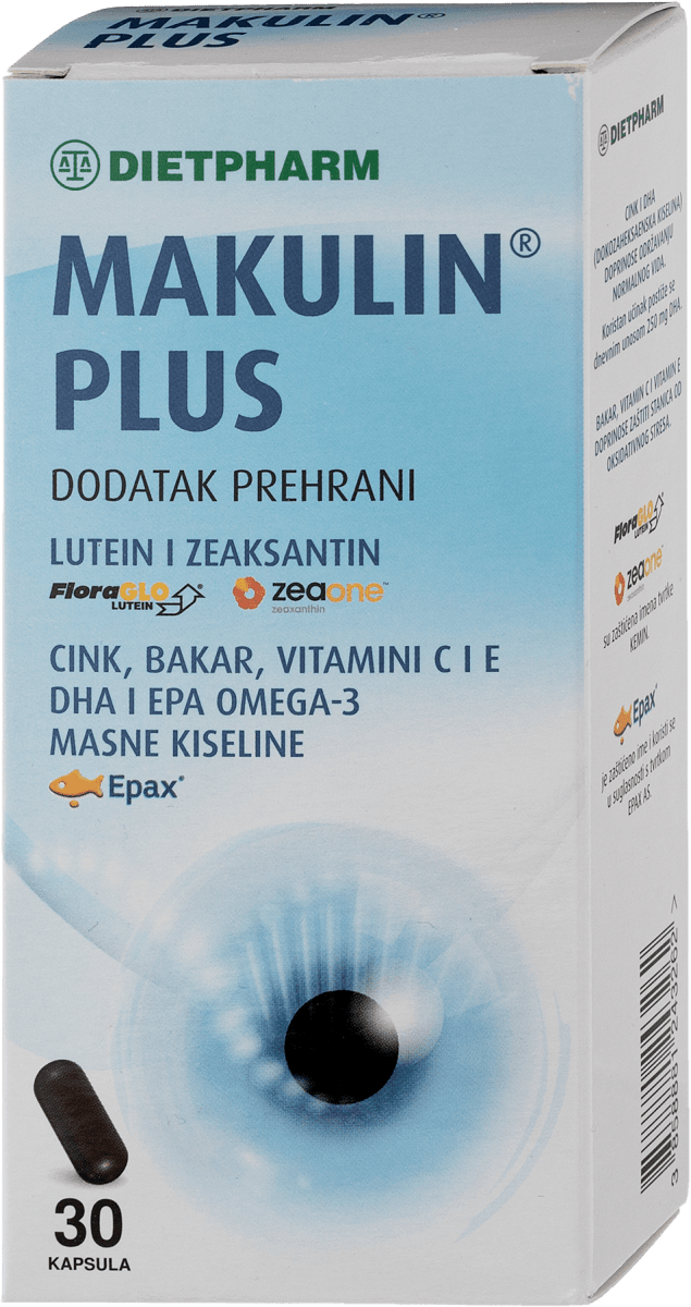 DIETPHARM Makulin plus - dodatak prehrani za zaštitu očiju, 30 kom. | dm.hr