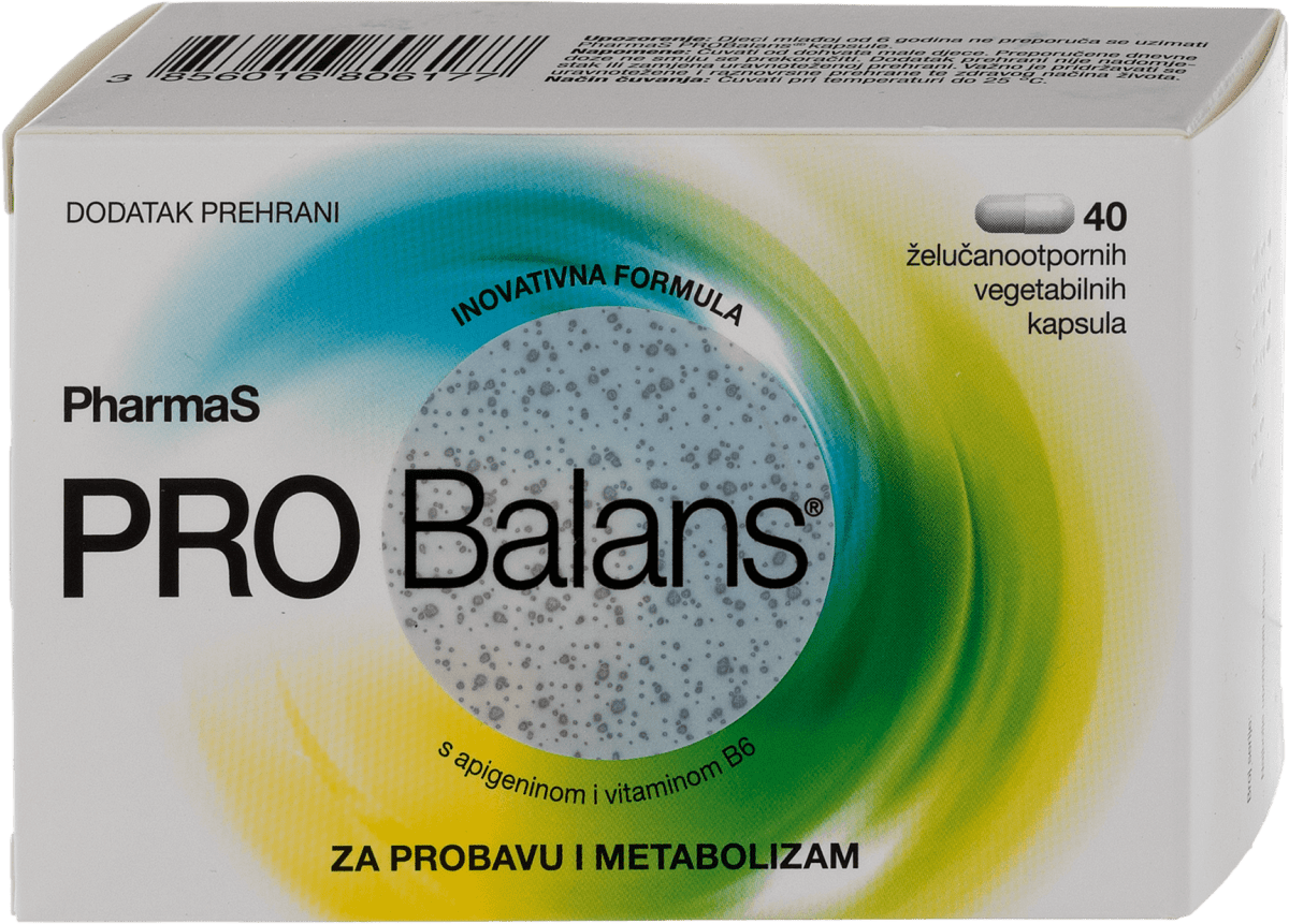 PharmaS PRO Balans kapsule - dodatak prehrani, 40 kom. | dm.hr