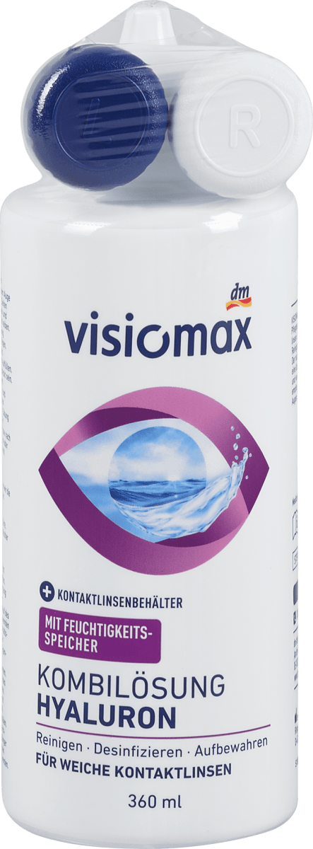 Visiomax Kombinált tisztítóoldat hialuronnal, lágy kontaktlencsékhez ...