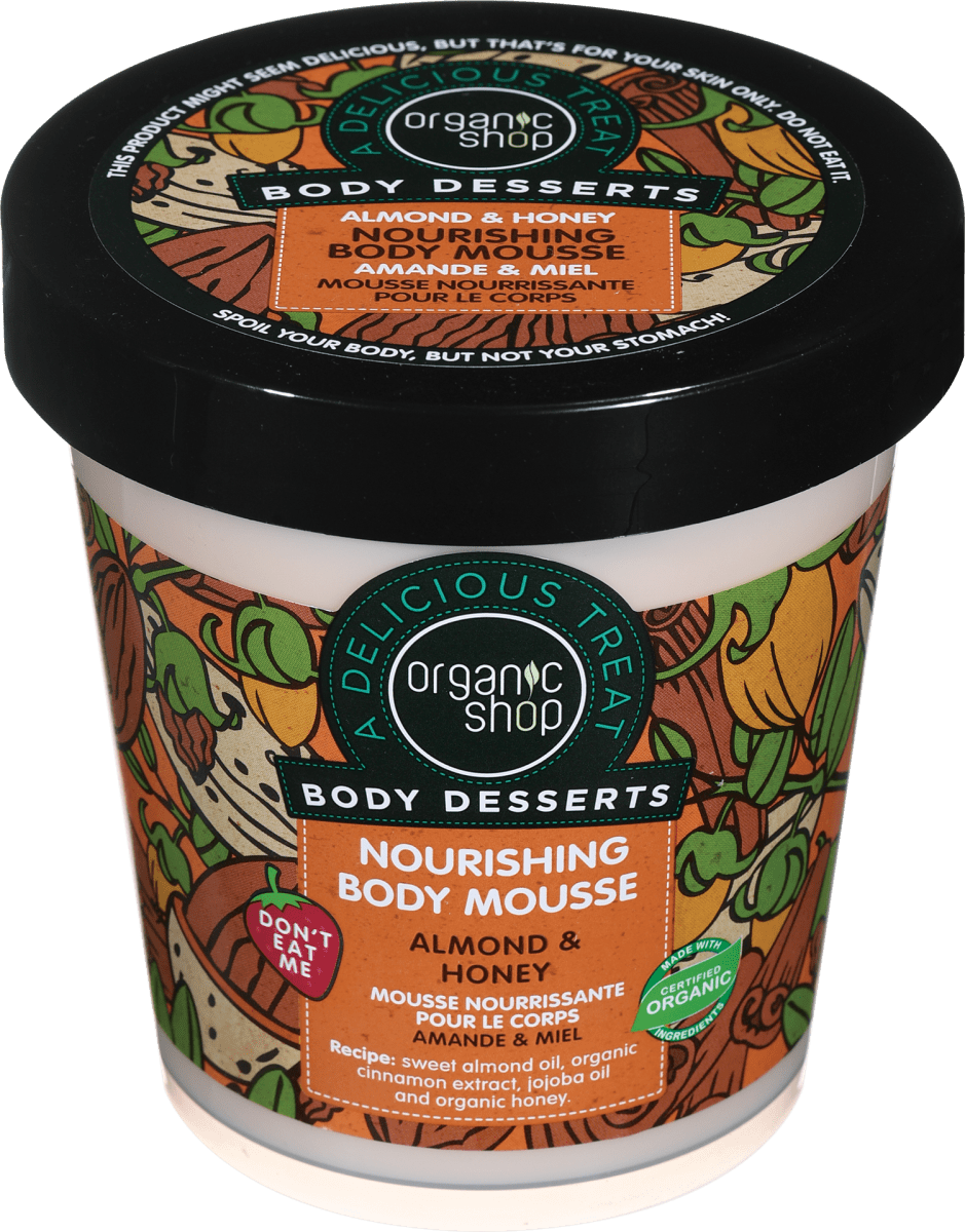organic shop Mousse za telo Body Desserts Almond & Honey, 450 ml | dm.si