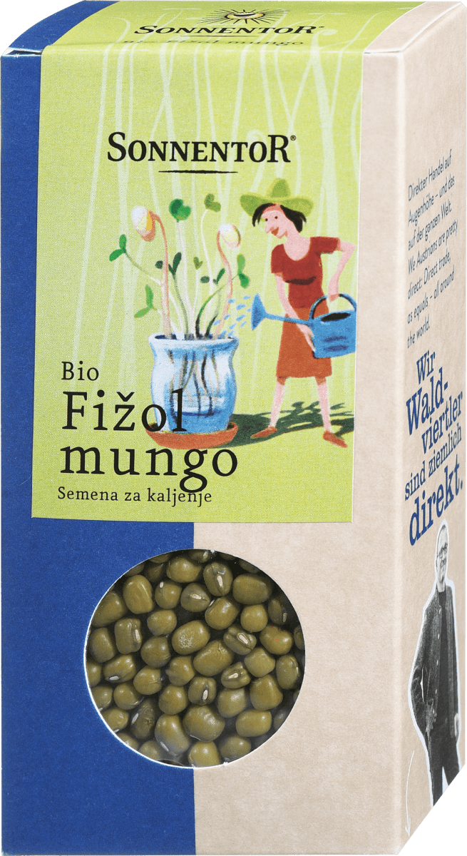 Sonnentor Bio fižol mungo, 120 g | dm.si