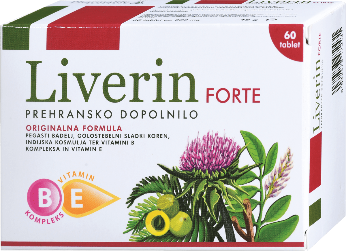 Pharmalife Prehransko dopolnilo Liverin FORTE, 60 kos | dm.si