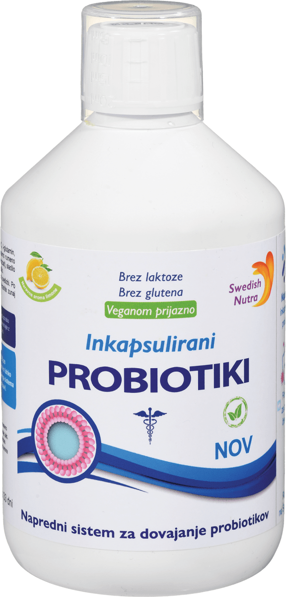 Swedish Nutra Prehransko dopolnilo Inkapsulirani probiotiki, 500 ml | dm.si