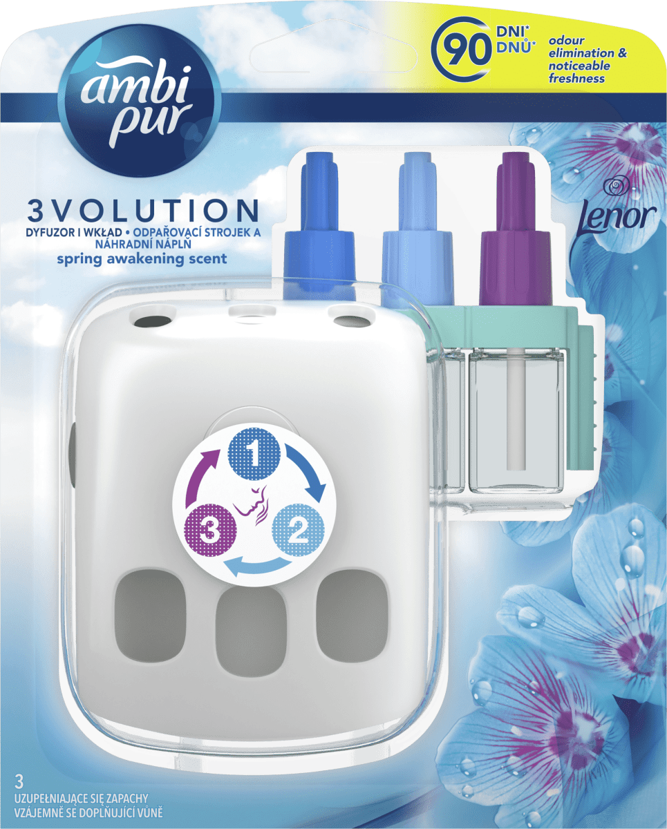 Ambi Pur 3volution električni osvježivač zraka Lenor spring awakening ...