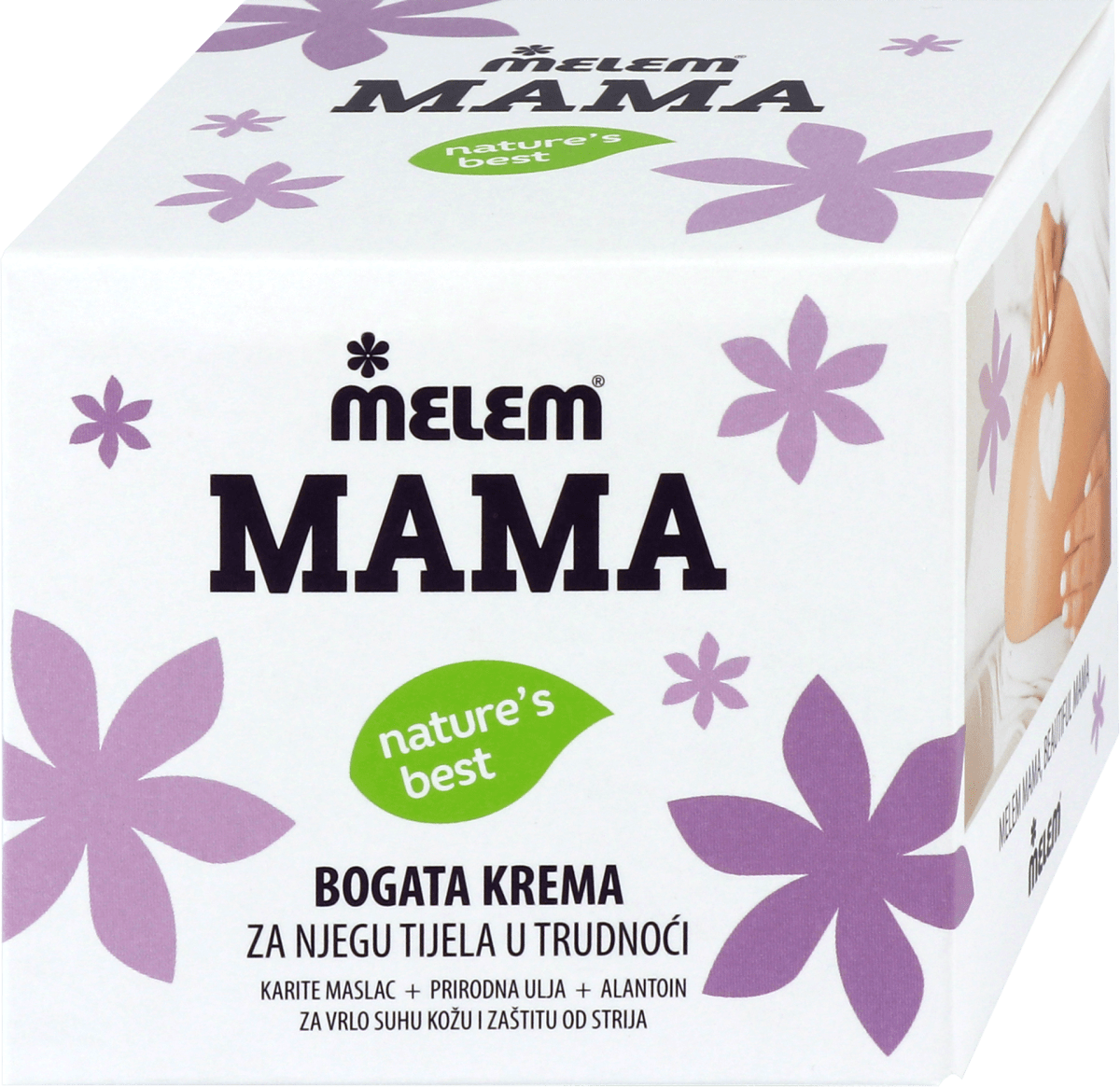 Melem Bogata krema za njegu tijela u trudnoći, 300 ml | dm.hr