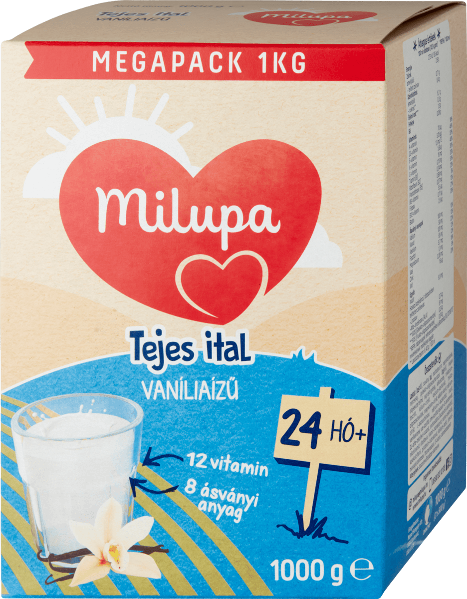 Milupa Tejes ital vaníliaízesítéssel 24 hónapos kortól, 1 kg | dm.hu
