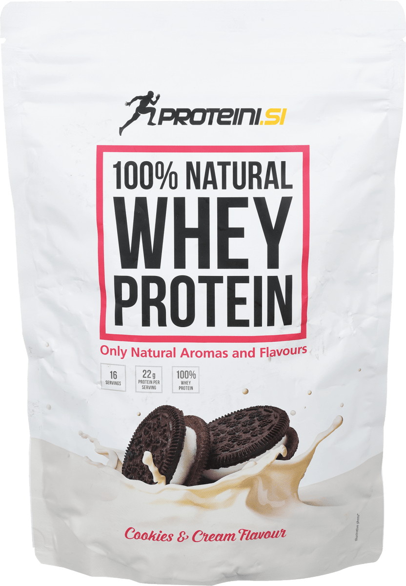 proteini.si 100% naravne beljakovine sirotke Piškotek s kremo, 500 g ...
