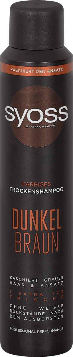 Syoss Farbiges Trockenshampoo Dunkelbraun, 200 ml | dm.at