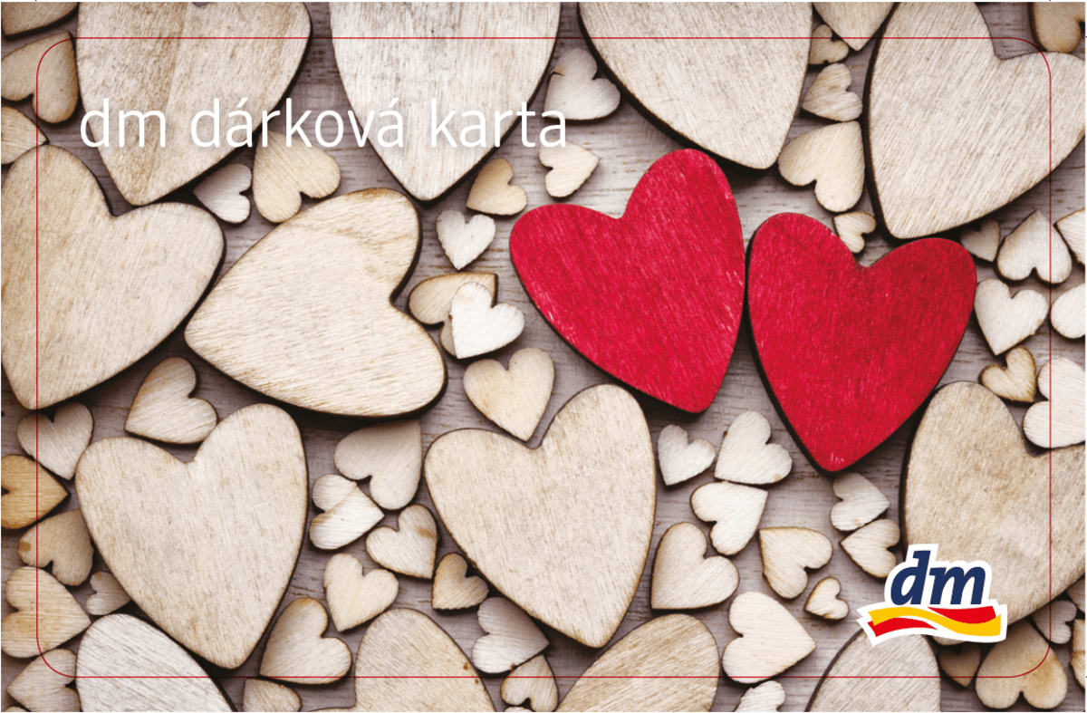 dm dárková karta v hodnotě 500 Kč, 1 ks | dm.cz