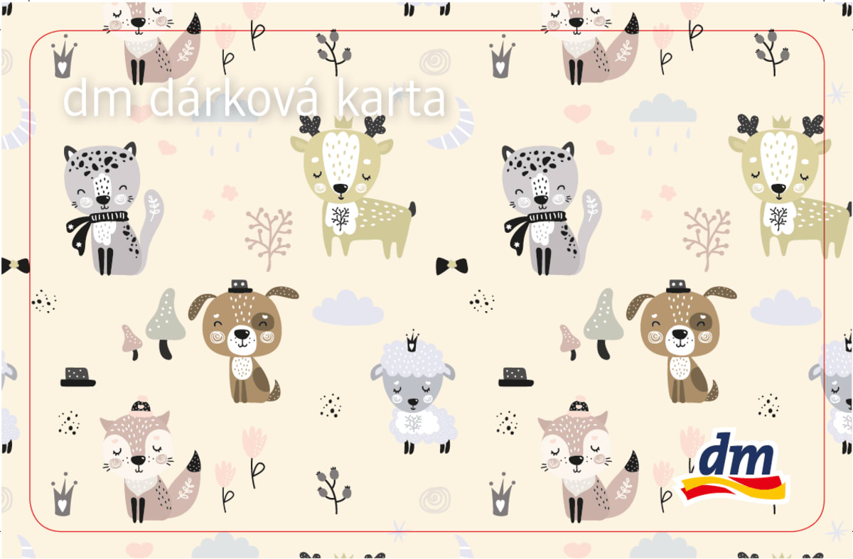 dm dárková karta v hodnotě 500 Kč, 1 ks | dm.cz