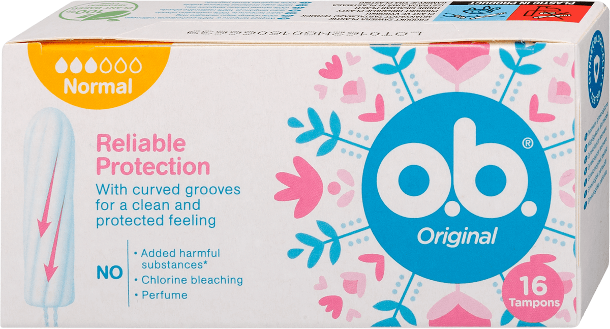 O.B. Tampon Original Normal, 16 db | dm.hu