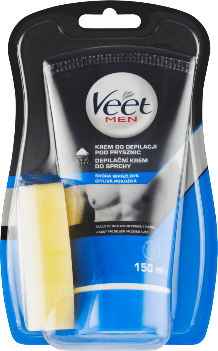 Veet MEN depilační krém do sprchy, 150 ml | dm.cz