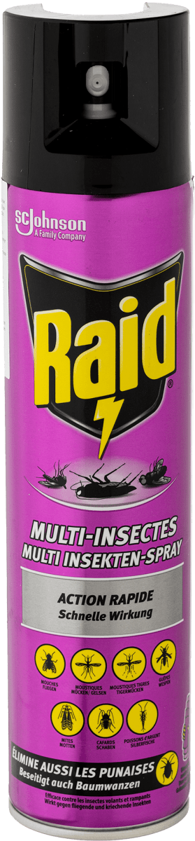 Raid Sprej protiv svih vrsta insekata, 400 ml | dm.hr