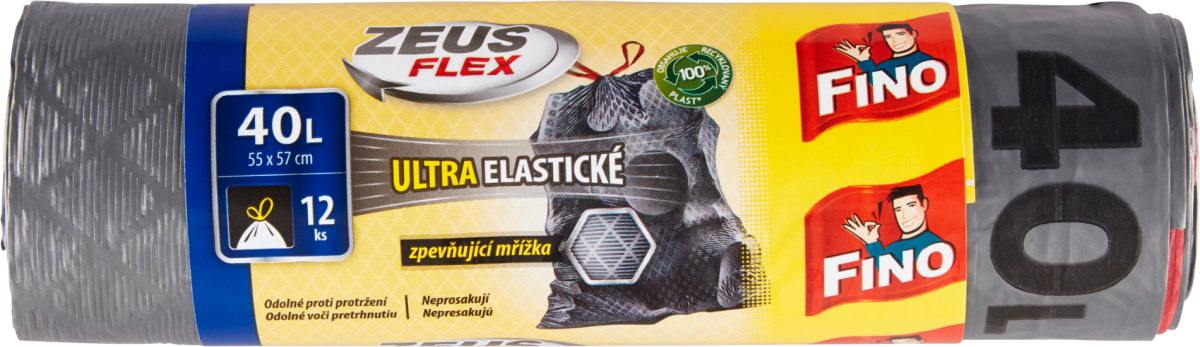 Fino pytle ultra elastické Zeus Flex 40L, 12 ks | dm.cz