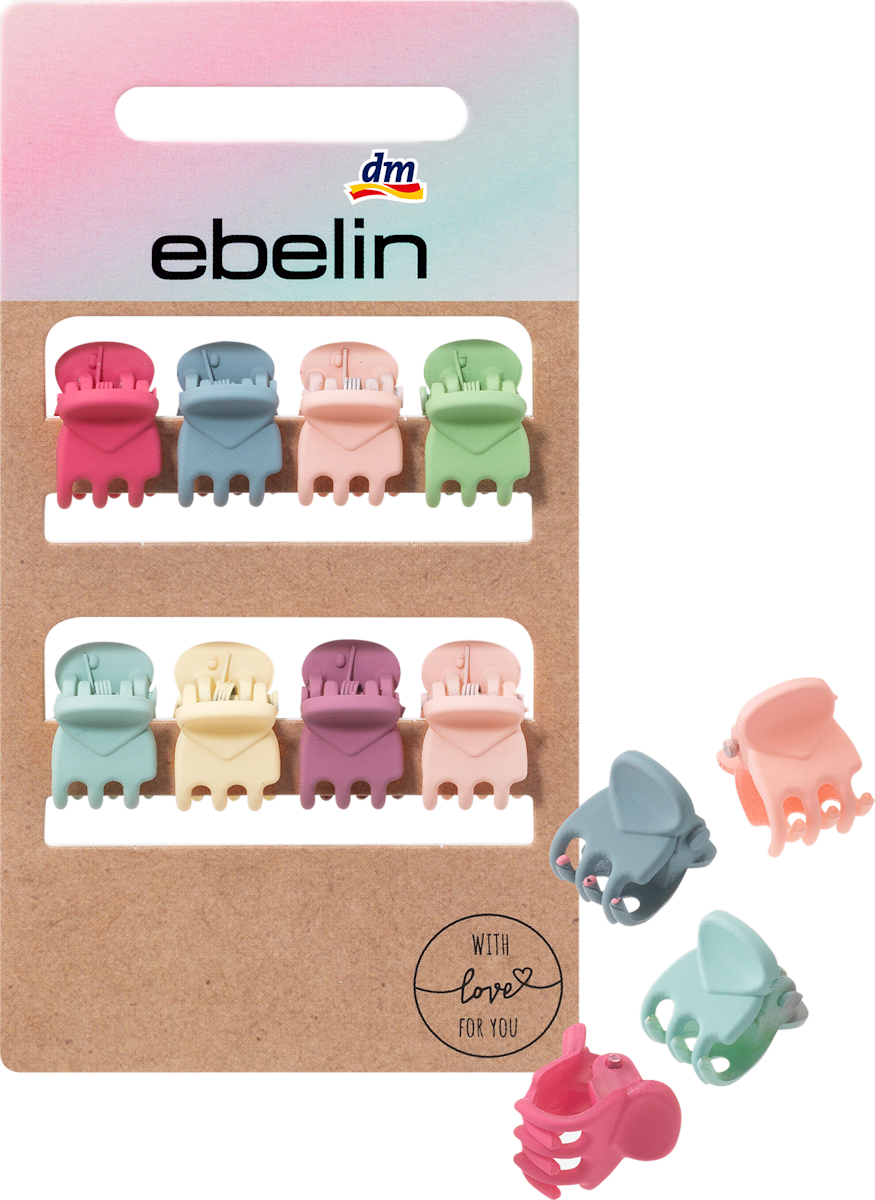 ebelin Haarspangen klein bunt, 8 St dauerhaft günstig online kaufen | dm.de