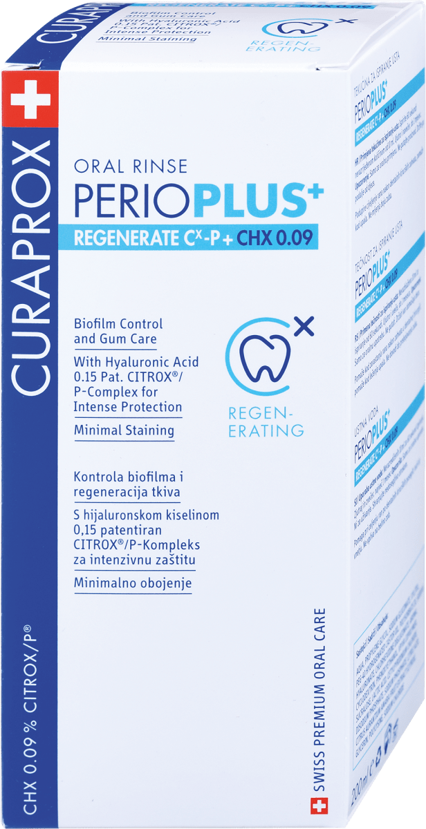 CURAPROX Ustna voda Perio Plus+ Regenerate, 200 ml | dm.si
