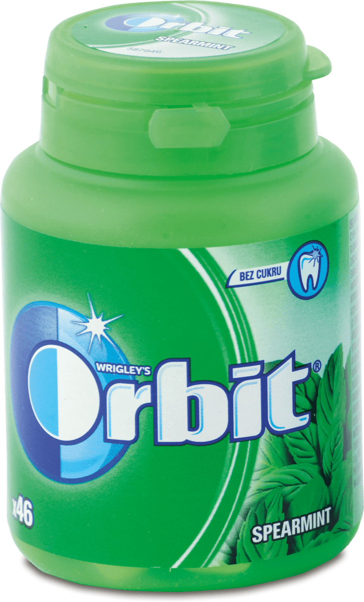 Orbit Dobozos rágógumi drazsé spearmint, 46 db | dm.hu