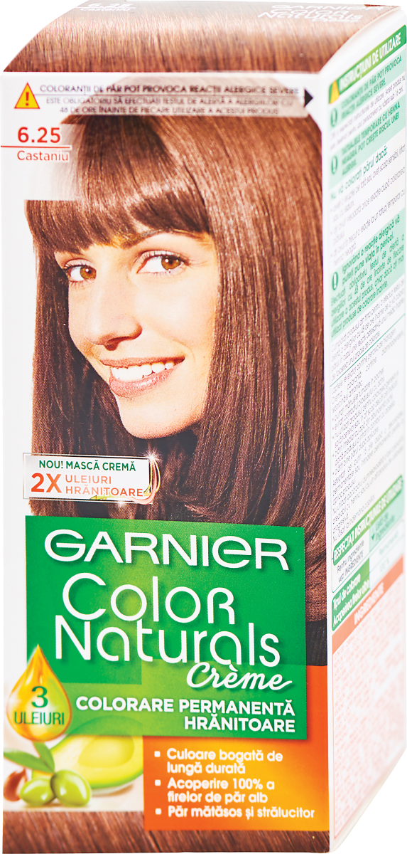 Color Naturals Vopsea de păr permanentă 6.25 castaniu, 1 buc cumpără ...