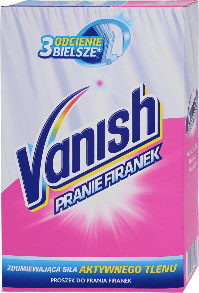 Vanish Proszek do firanek, 400 g kupuj online, zawsze w najniższych ...