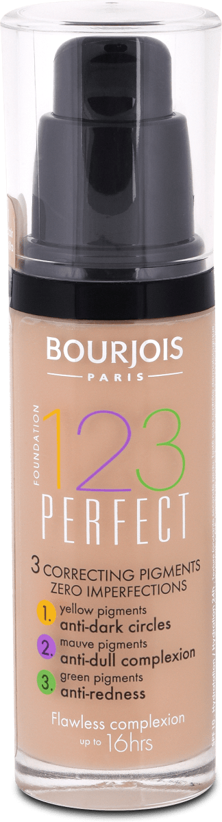 BOURJOIS PARIS 123 Perfect fond de ten 53 Light Beige, 30 ml cumpără ...