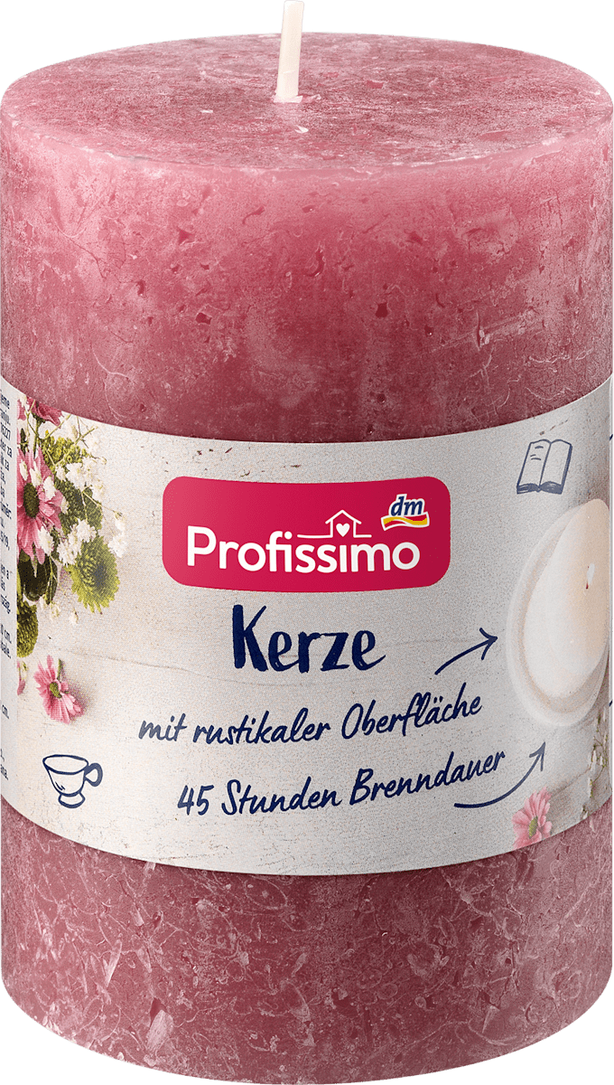 Profissimo Kerze rustik 100/68 beere, 1 St dauerhaft günstig online ...
