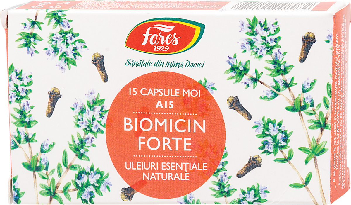 Fares Biomicin Forte, 15 buc cumpără permanent online la un preț ...