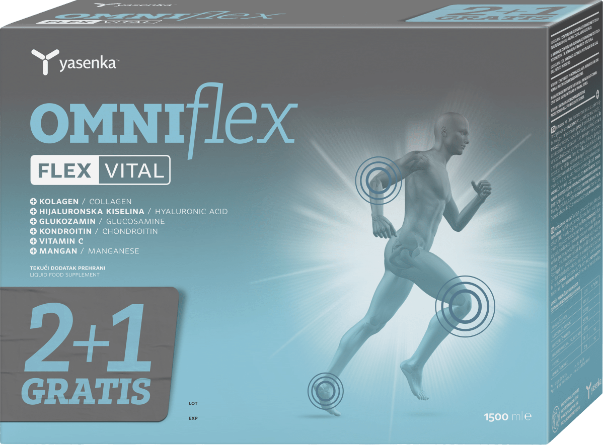 yasenka Omniflex Flex Vital 2 + 1 gratis, 1500 ml | dm.hr