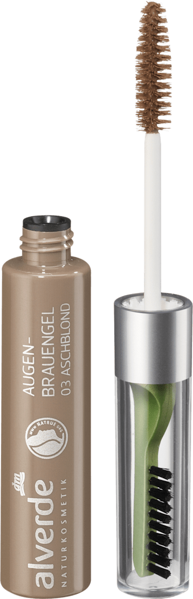 alverde NATURKOSMETIK Gel maskara za obrvi Aschblond 03, 6 ml | dm.si