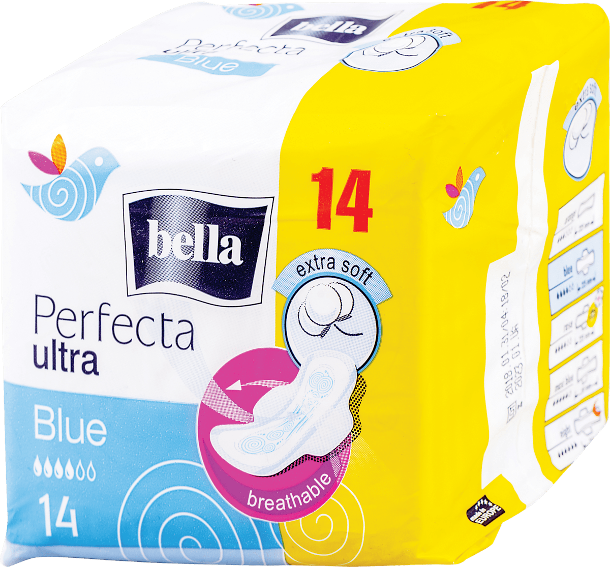 bella Absorbante Perfecta Blue, 14 buc cumpără permanent online la un ...