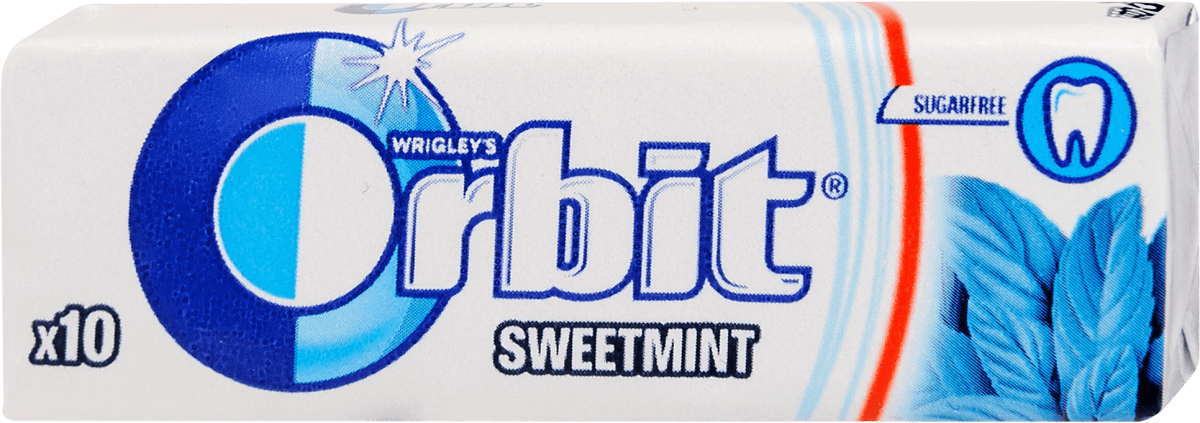 Orbit Rágógumi drazsé sweetmint, 10 db | dm.hu